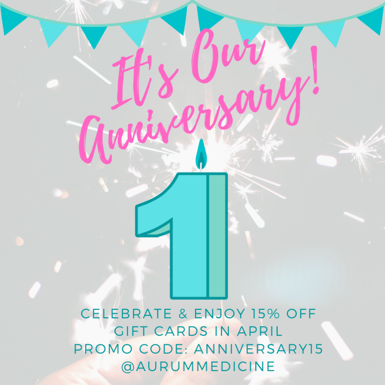 We're Celebrating Our First Anniversary of Our Clinic (with a Gift Card ...