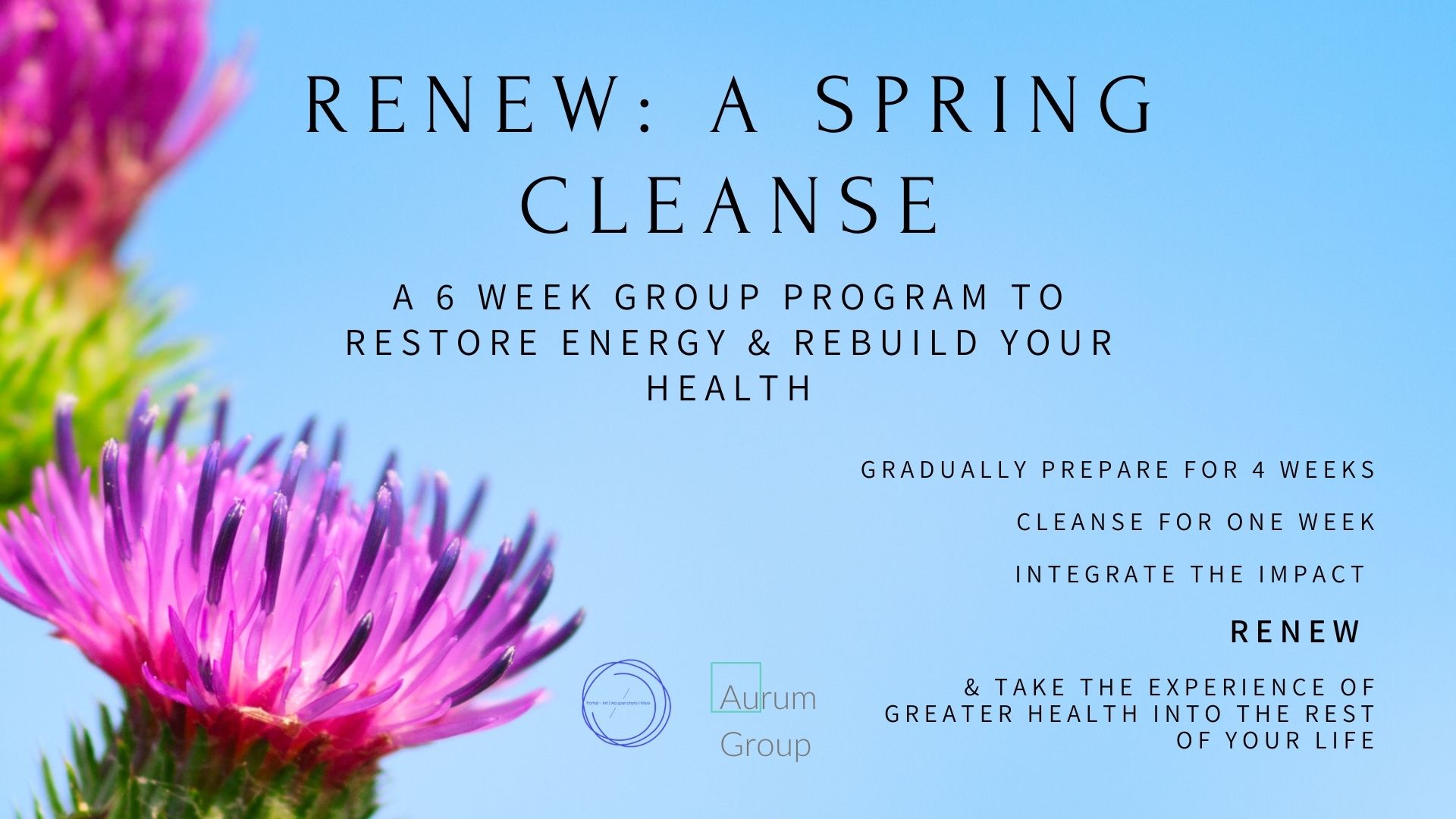 Renew: A Spring Cleanse | Aurum Medicine & Wellness Clinic